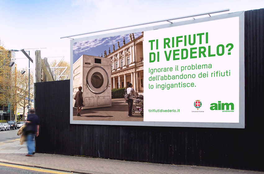 Ti rifiuti di vederlo? Campagna di sensibilizzazione per AIM Ambiente ...