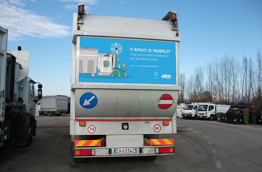 Ti rifiuti di vederlo? Campagna di sensibilizzazione per AIM Ambiente ...